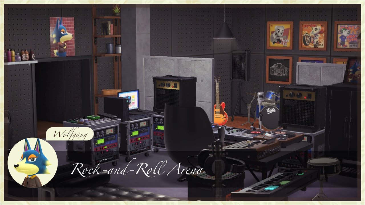 ACNH HHP | Wolfgang's Rock-and-Roll Arena | 로보 | ロボ - YouTube