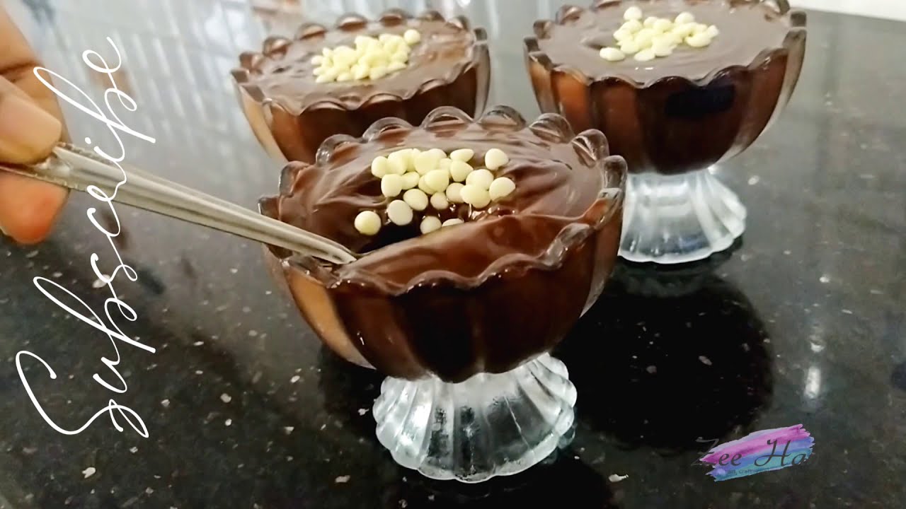 Chocolate Pudding Recipe / Zee Han - YouTube