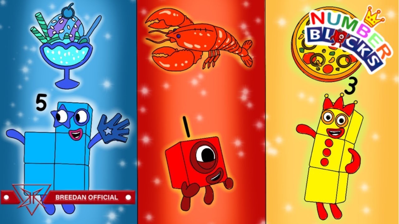 Numberblocks 5 1 3 Your Favorit Food and Drink - Numberblocks As a ...