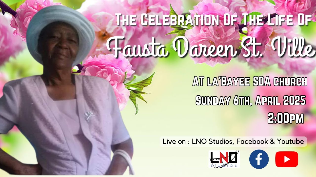 The Celebration Of The Life Of Fausta Dareen St. Ville - YouTube