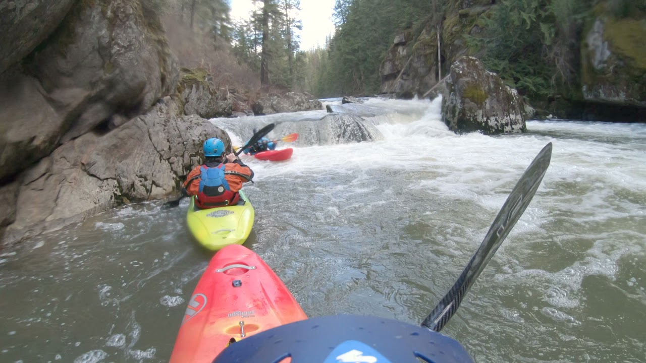 Potlatch River Kayaking 3.7 Feet - YouTube