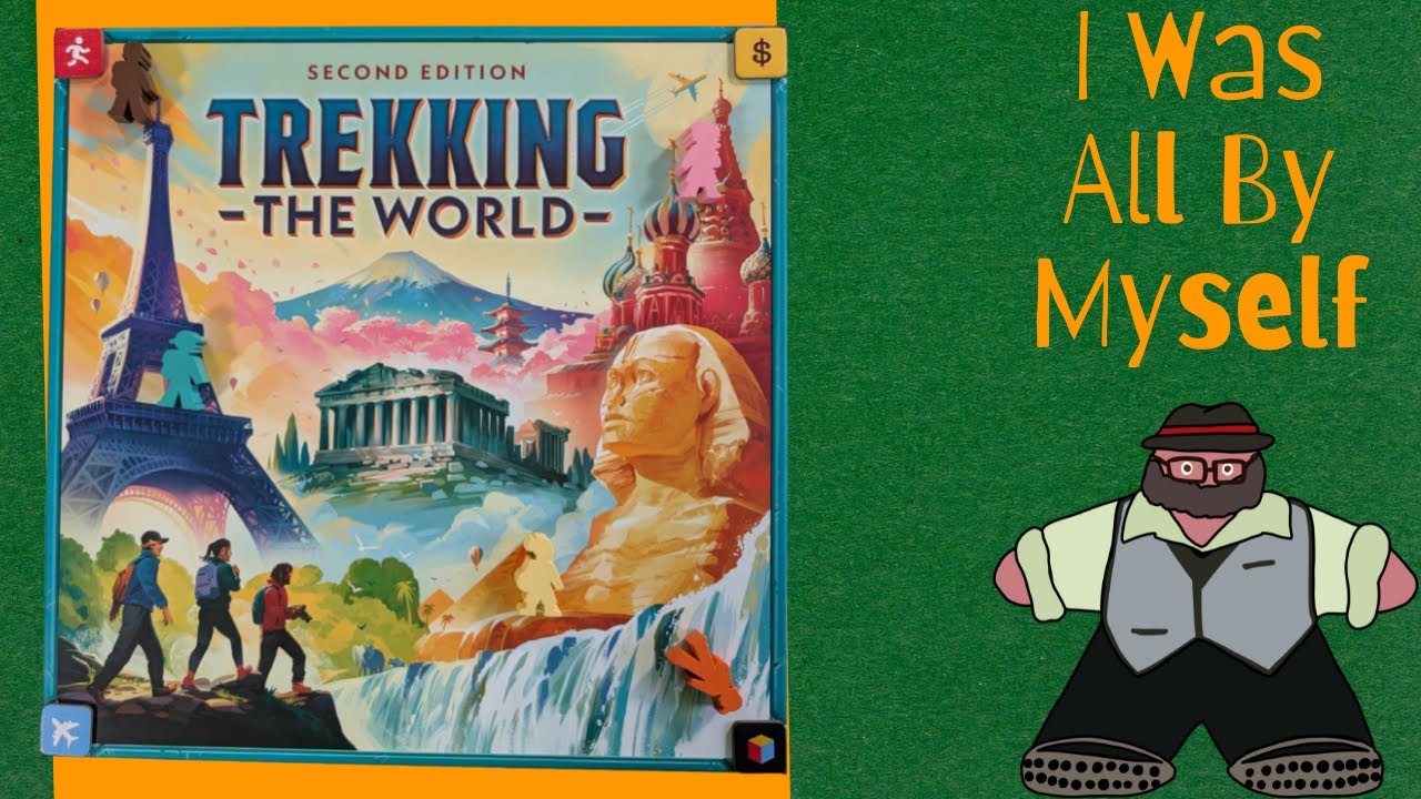 World Hopping, SOLO! - Trekking the World 2nd Edition Solo Play - YouTube