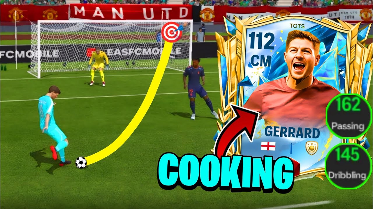 ATTACKING CM? || STEVEN GERRARD 😱 REVIEW FC MOBILE || TOTS GERRARD ...