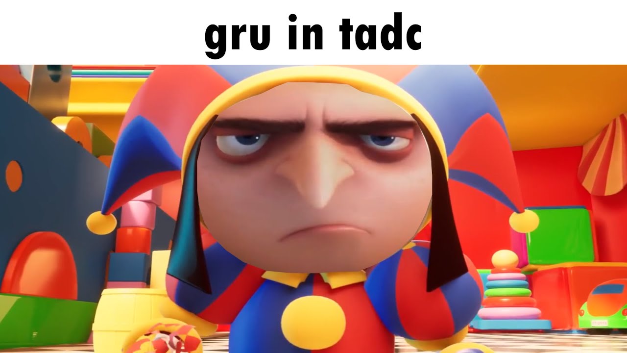 gru in the amazing digital circus - YouTube