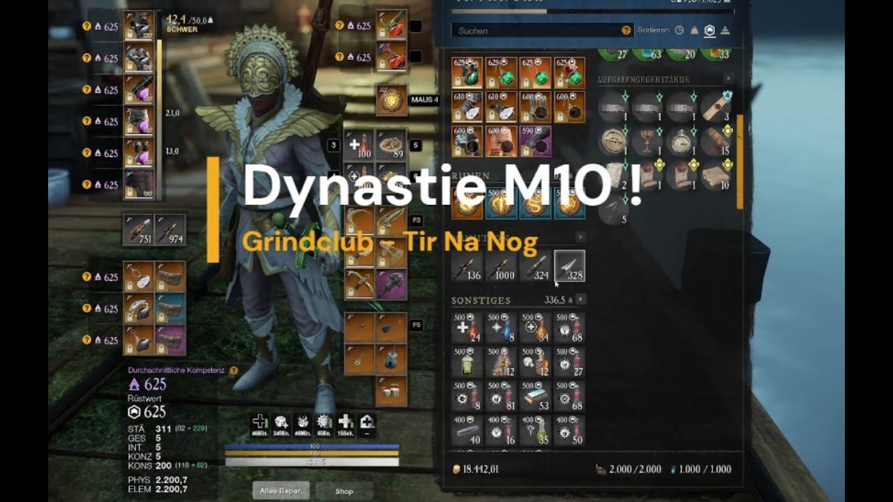 New world - Dynastie Mutation 10 Gold Run - POV Tank - YouTube