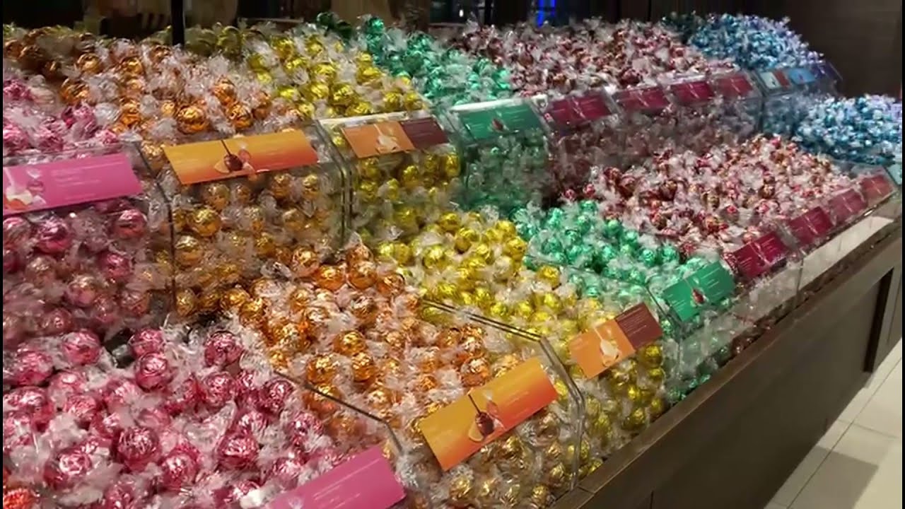 The O2 arena - chocolate shopping at Lindt - YouTube