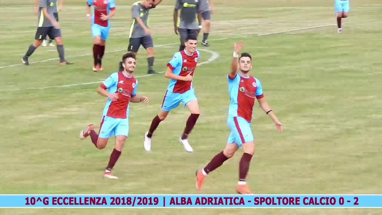 ALBA ADRIATICA - SPOLTORE CALCIO 0 - 2 - YouTube