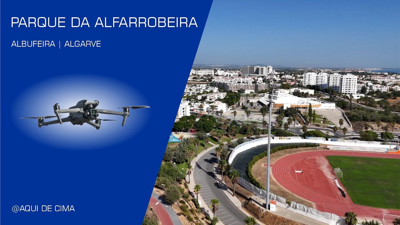 Voando Albufeira Parque da Alfarrobeira - YouTube