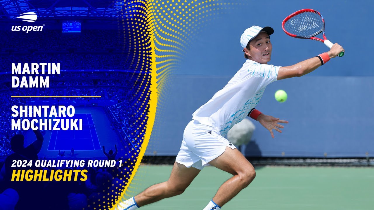 Martin Damm vs. Shintaro Mochizuki Highlights | 2024 US Open Qualifying ...