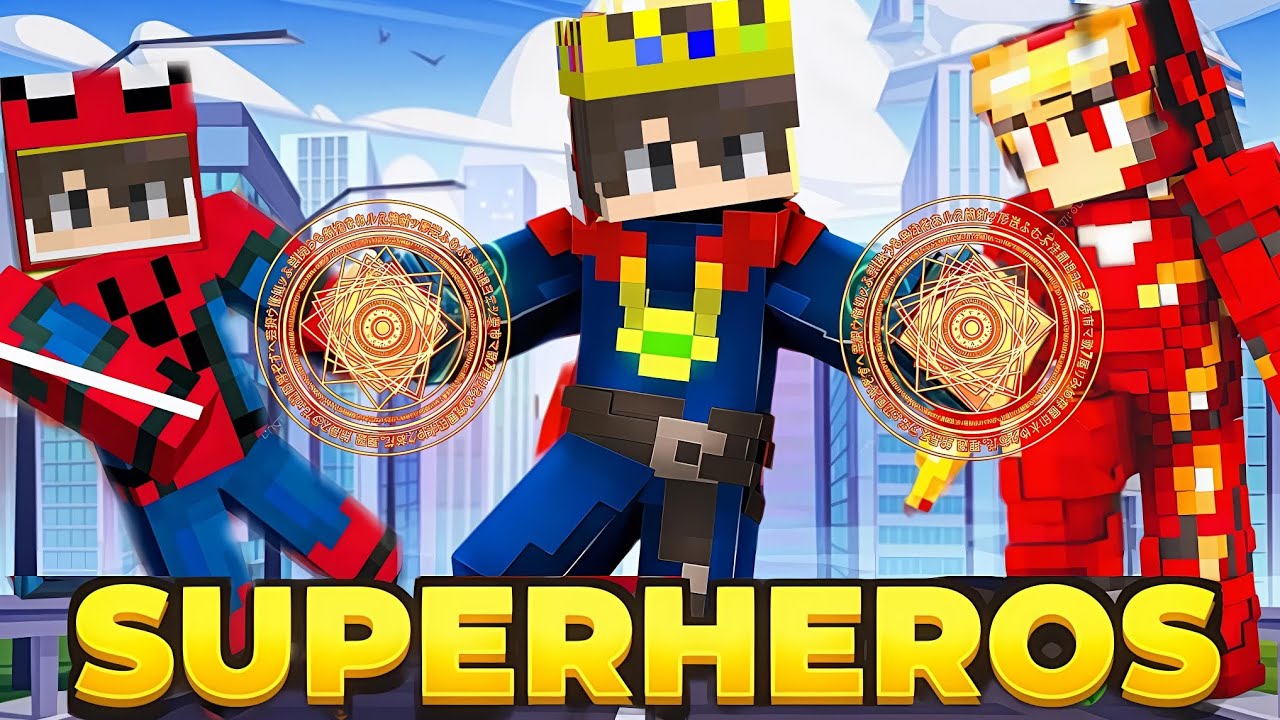 I Became Every SUPERHERO In Minecraft !! - YouTube