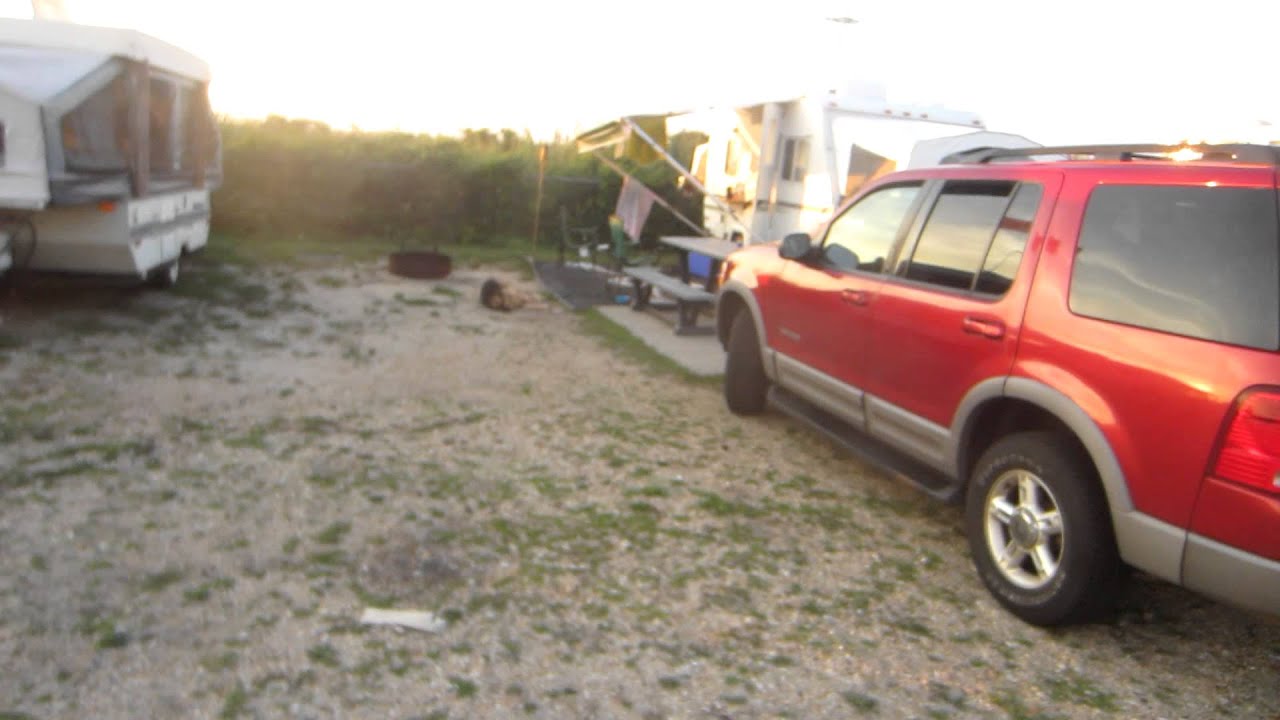 Smith Point Campground site 101 - YouTube