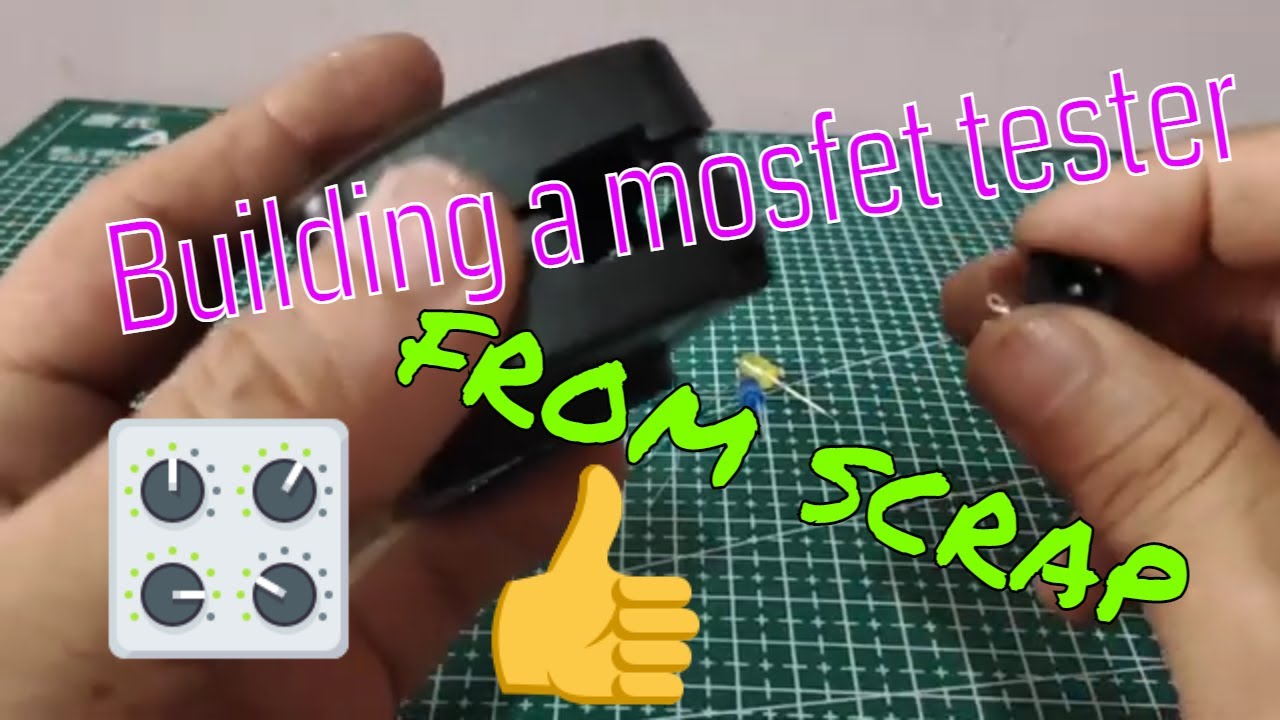 Building a Mosfet tester from scrap - YouTube