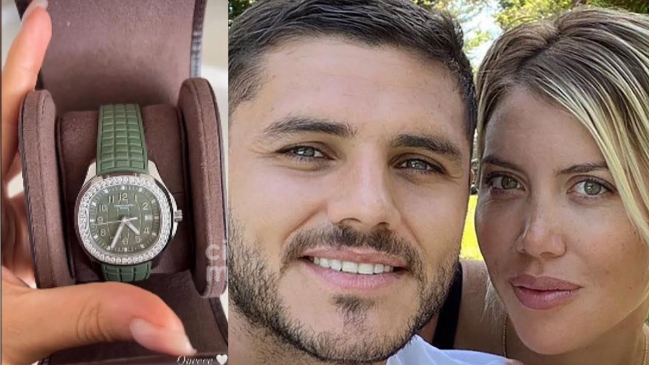 Mauro Icardi le regaló a Wanda Nara un reloj de 60 mil doláres - YouTube