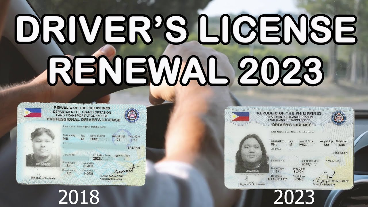 LTO RENEWAL DRIVER'S LICENSE 2023 - YouTube