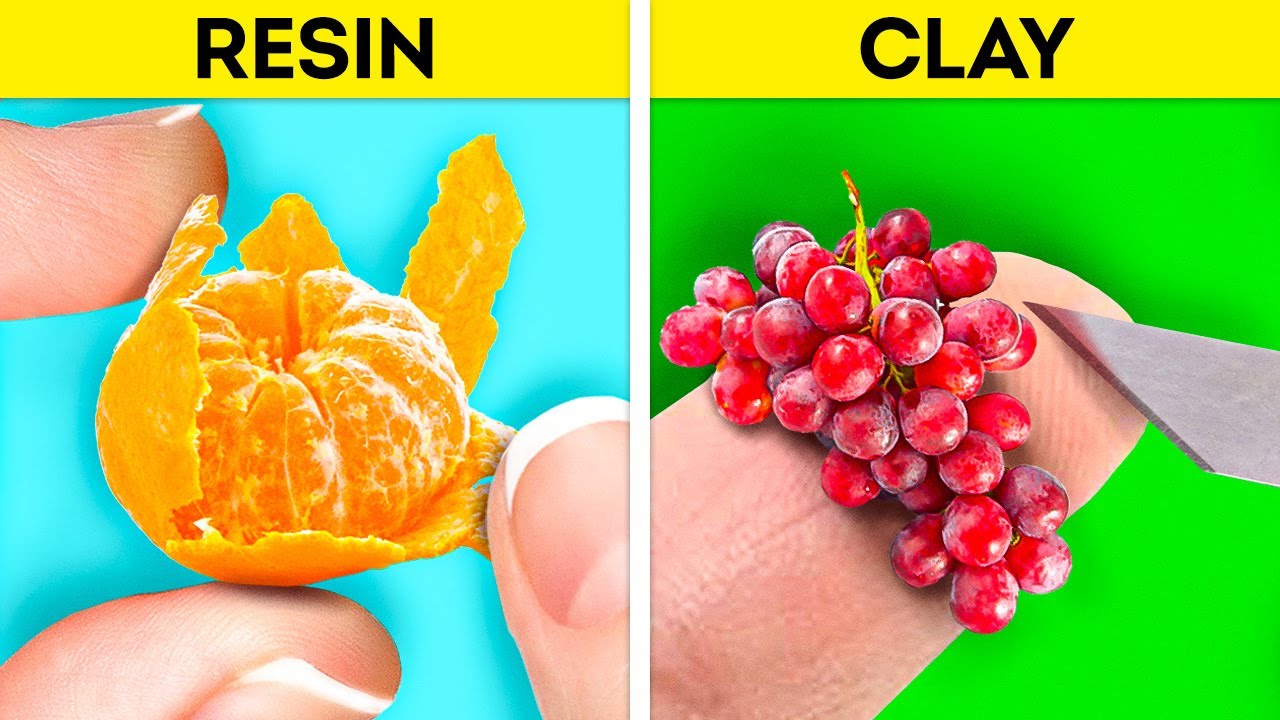 30 Creative Clay And Resin Crafts - YouTube