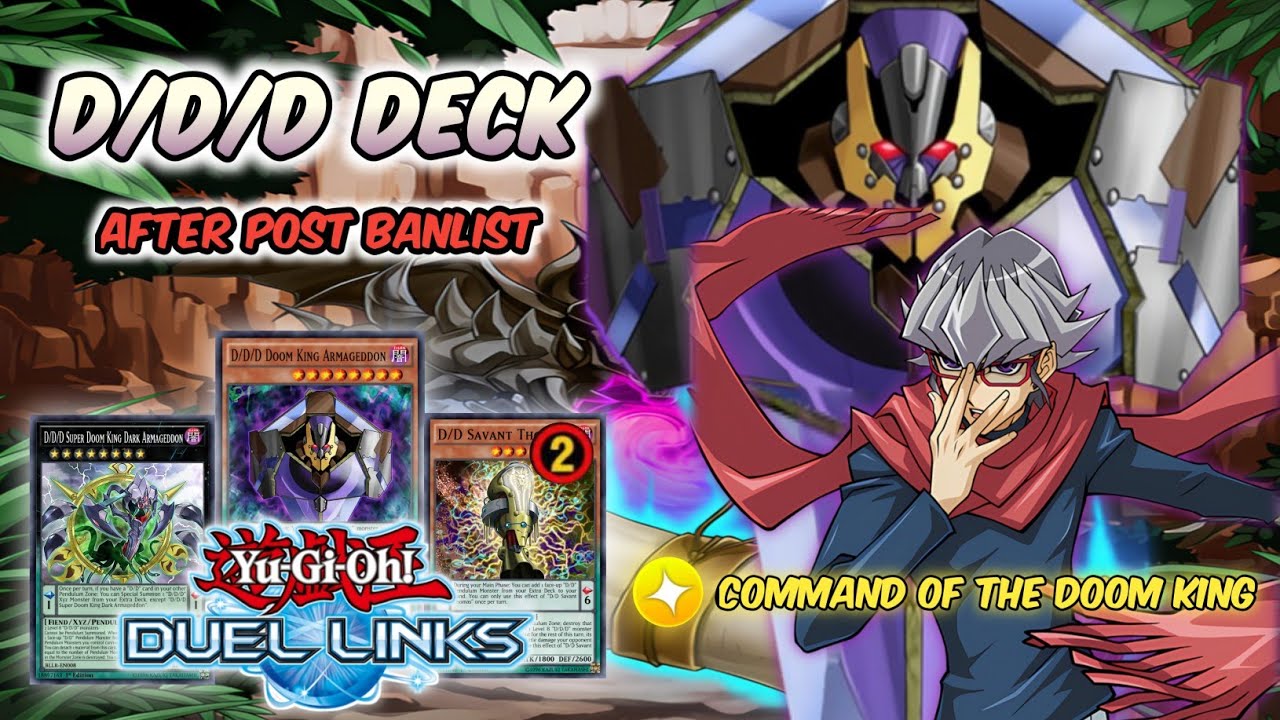 D/D/D Deck | Post Banlist | 2x Savant Thomas | Yu-Gi-Oh! Duel Links ...