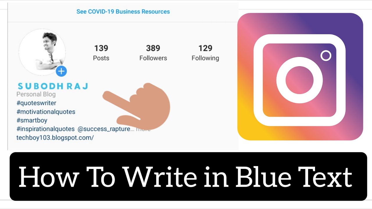 How To Write Profile Name In Blue Text On Instagram Write Your Name How To Write Profile Name In Blue Text On Instagram Write Your Name