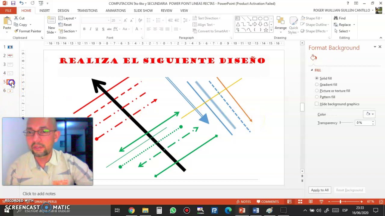 como hacer LINEAS RECTAS EN POWER POINT como dibujar en power point # ...