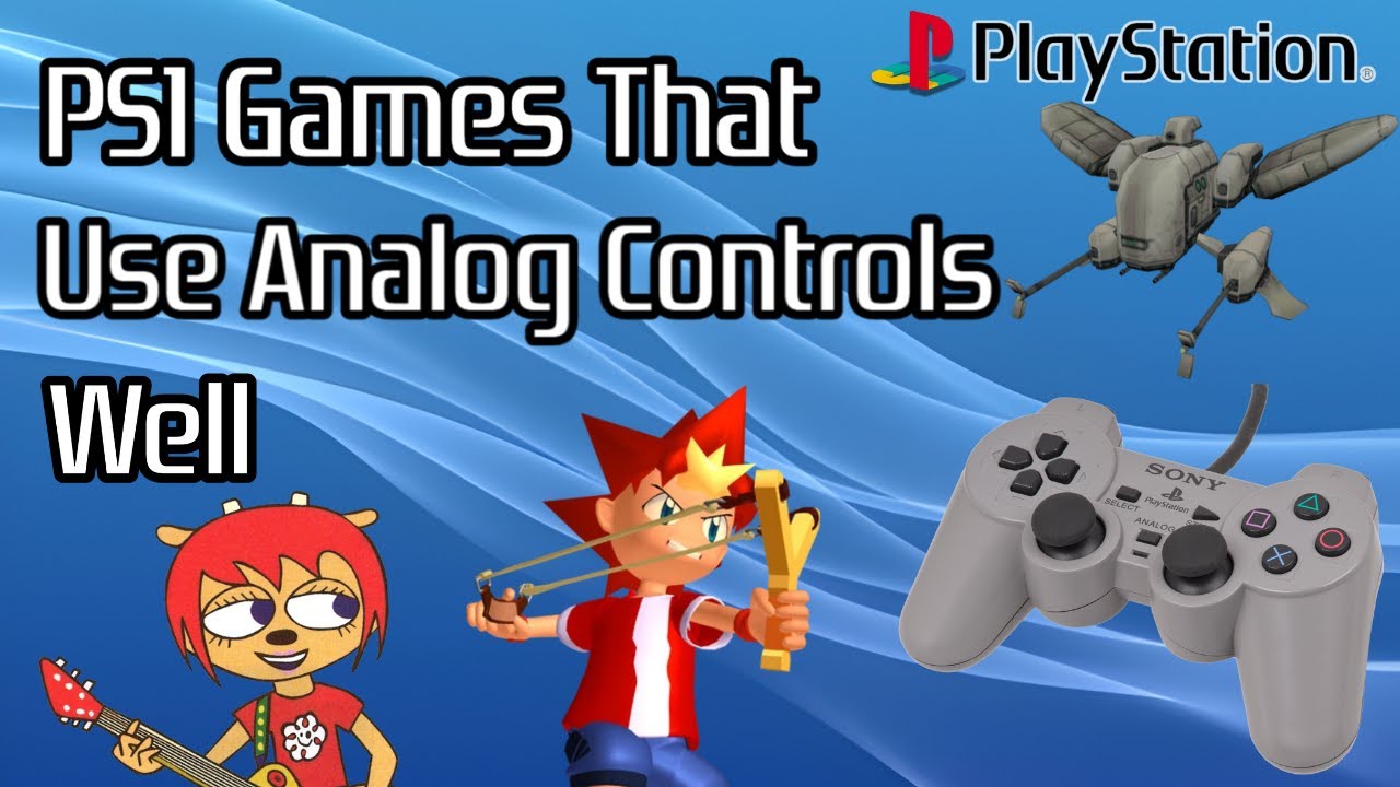 PS1 Games That Use Analog Controls Well - YouTube