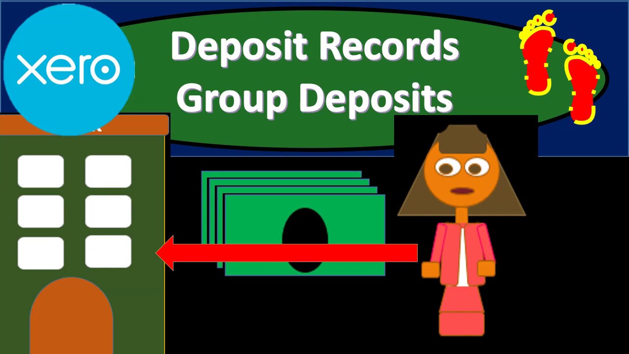 Deposit Records Group Deposits 7.35 Xero Accounting - YouTube