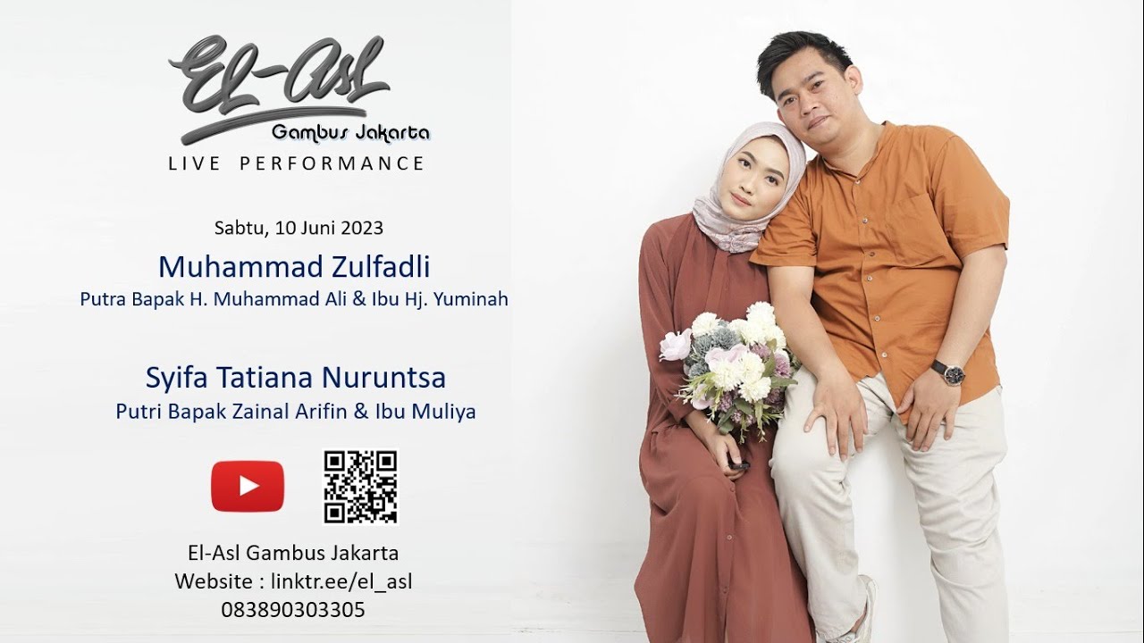 Resepsi Muhammad Zulfadli dan Syifa Tatiana - 10 Juni 2023 - YouTube
