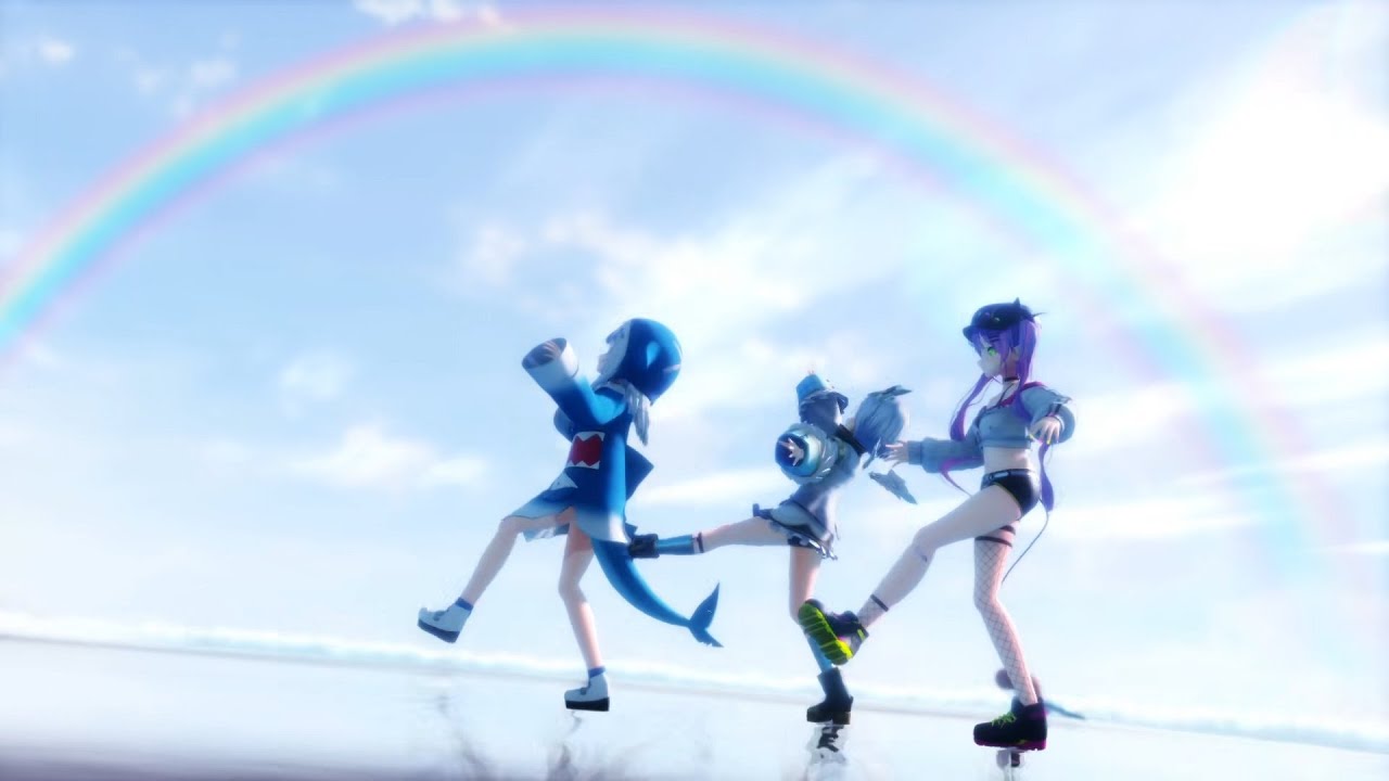 【ホロライブMMD】Henceforth【トワ/かなた/ぐら】 - YouTube