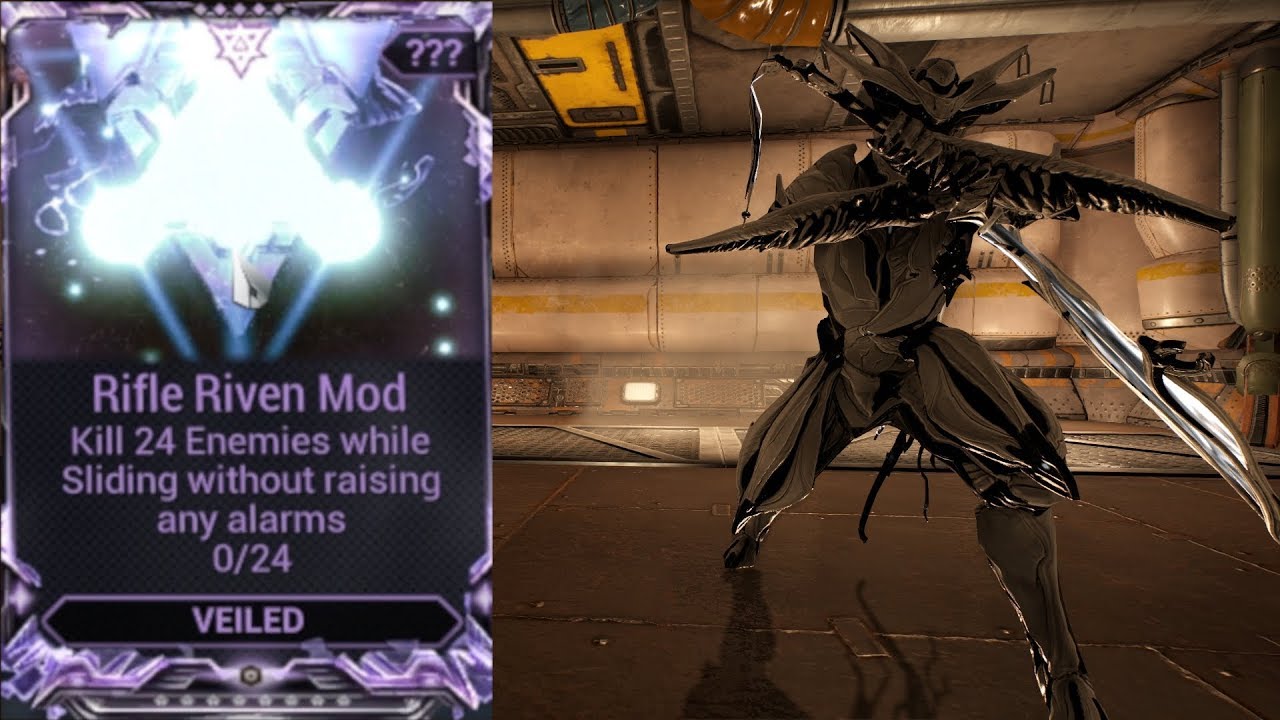 Warframe rifle riven 24 enemies while sliding No alarms - YouTube
