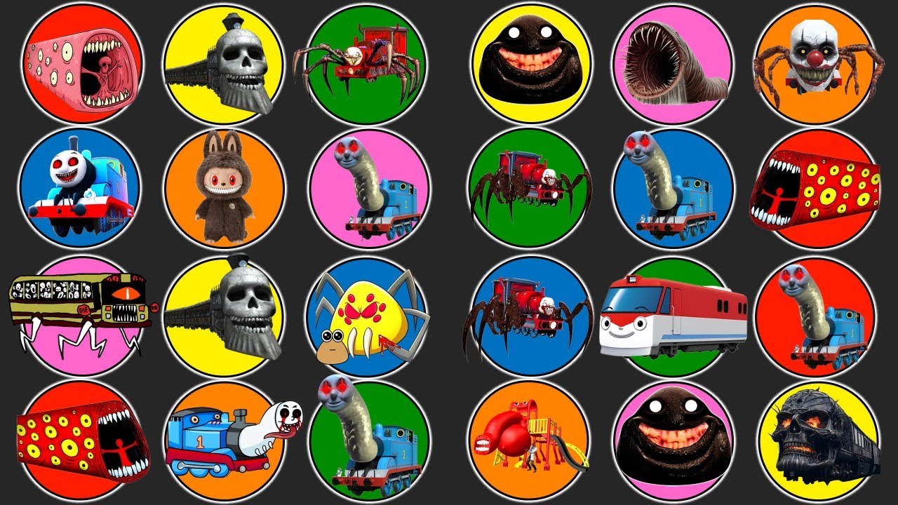 MONSTER VS Train Eater vs Labubu vs Erosion Worm vs Choo Choo Charles ...