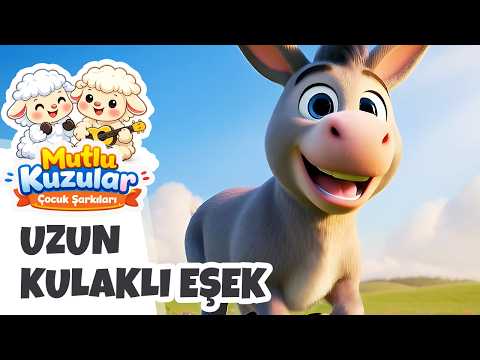 Uzun Kulaklı Eşek 🐴 | Sevimli Hayvanlar Çocuk Şarkısı | Mutlu Kuzular 🐑