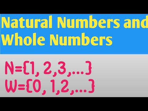 What are Natural and Whole Numbers? / Difference Between Natural and ...