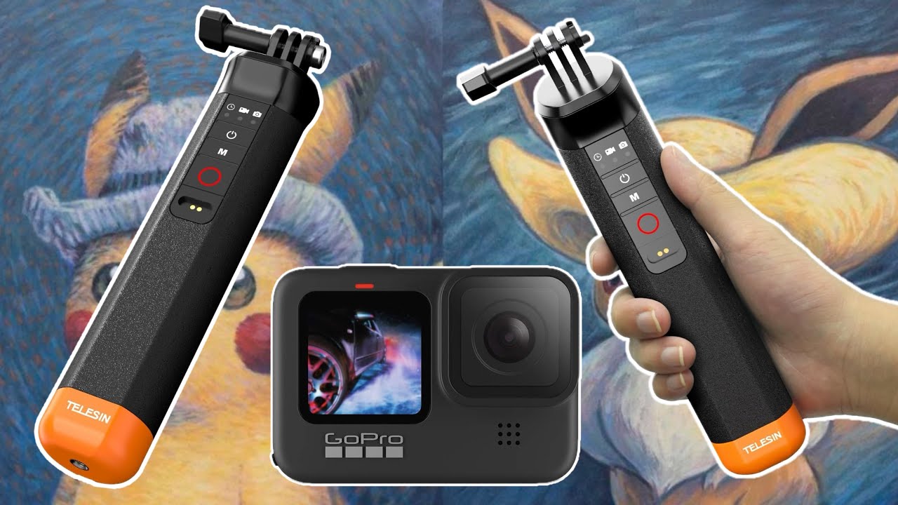 Best GoPro Hand Grip with Remote - TELESIN - YouTube
