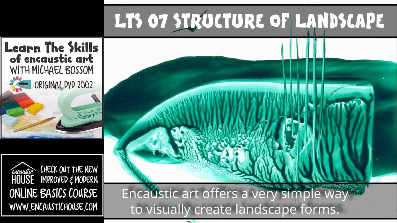 LEARN THE SKILLS OF ENCAUSTIC ART 07 : BASIS OF LANDSCAPE USING THE ...