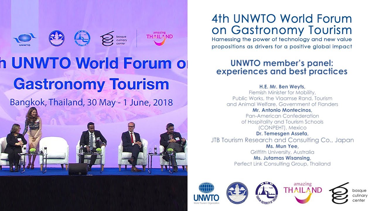 UNWTO member’s panel- 4th UNWTO World Forum on Gastronomy Tourism - YouTube