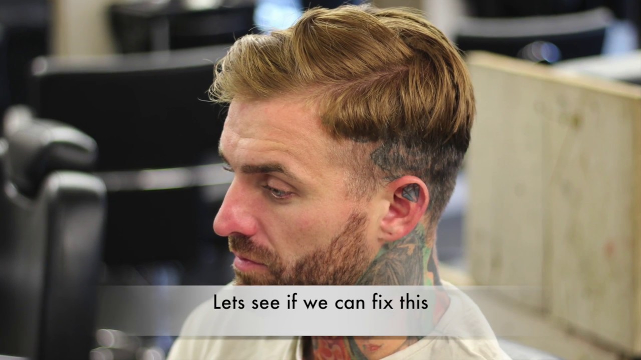 Exclusive cut and colour barber tutorial by Tom Baxter - YouTube