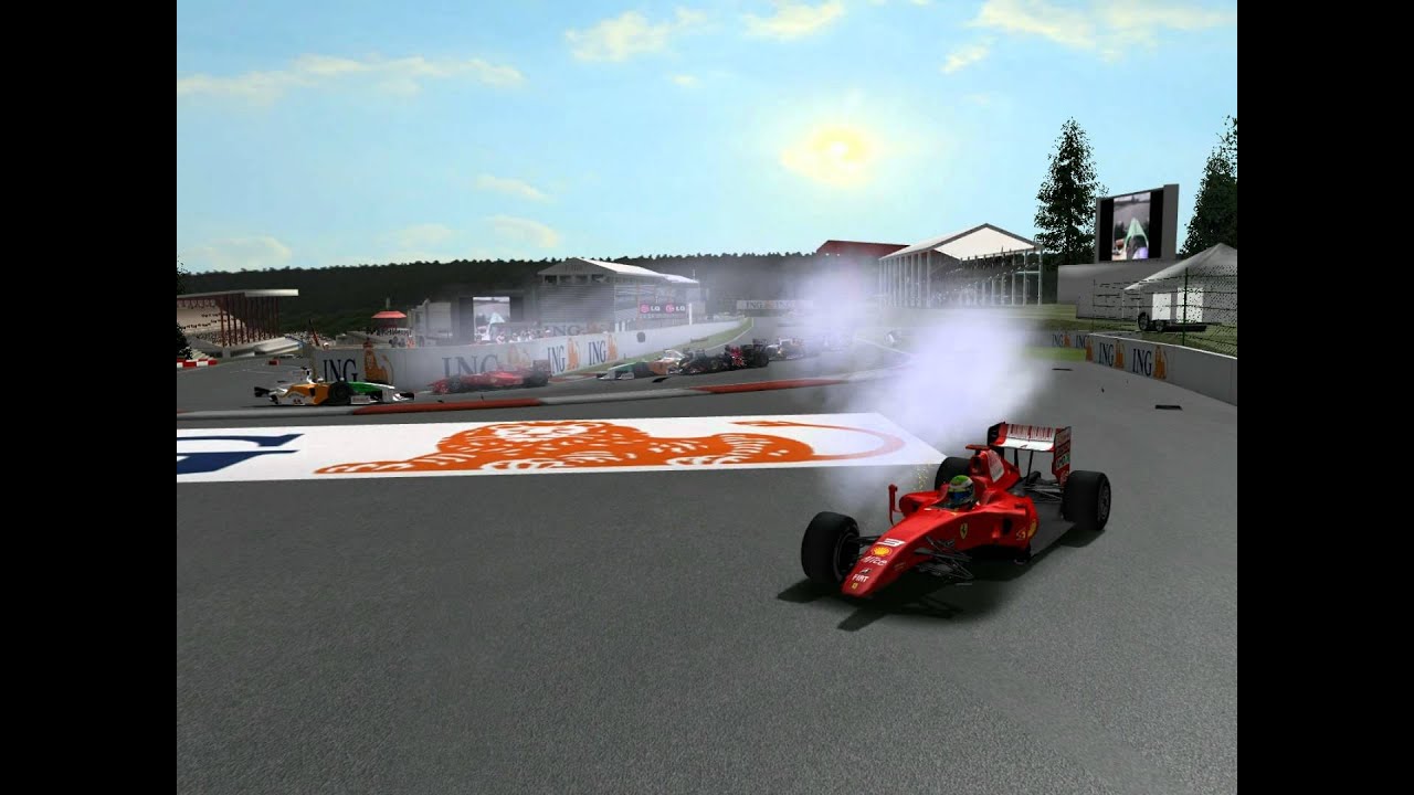 HUGE CRASH F1 Race Start Crash Spa-Francorchamps - YouTube