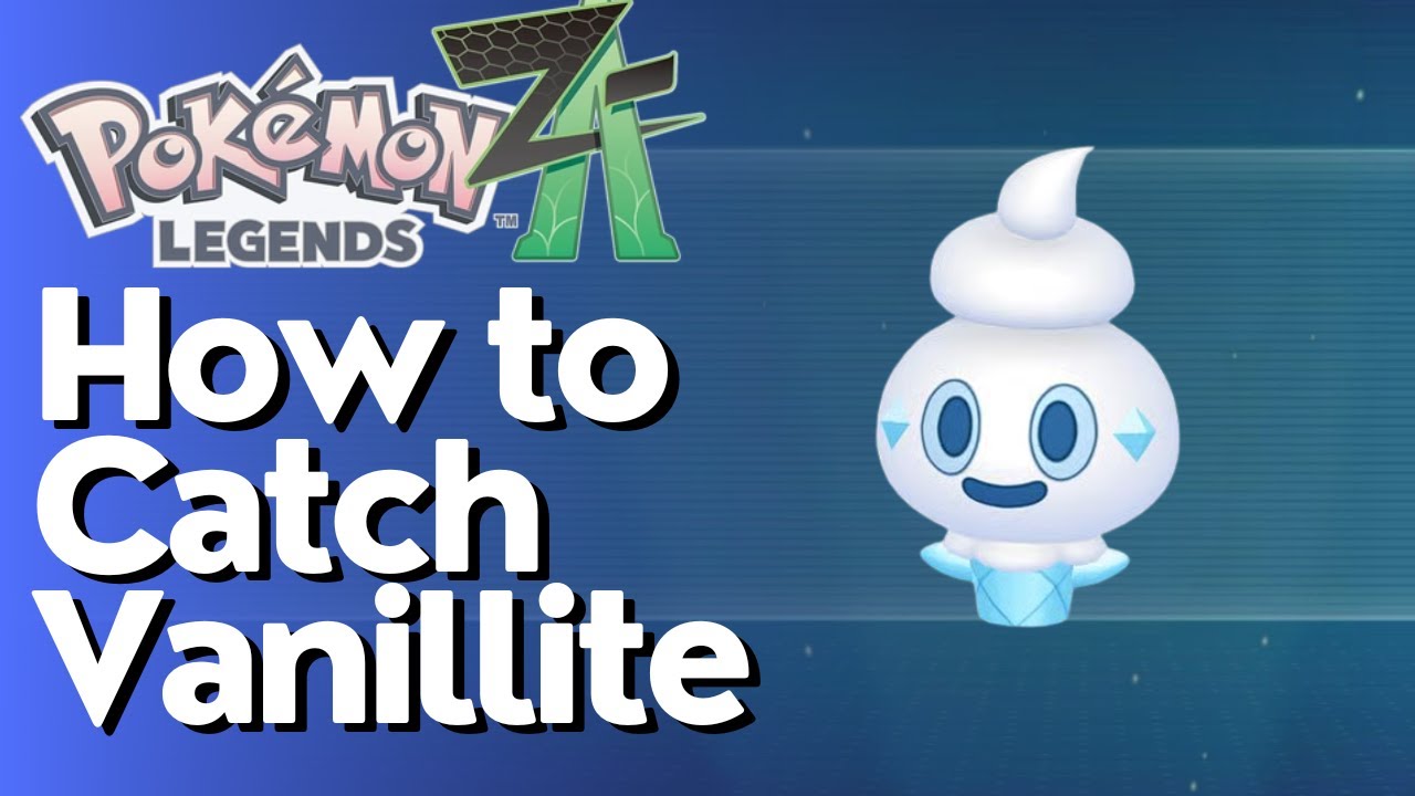 How to Find & Catch Vanillite In Pokemon Legends Z-A - YouTube