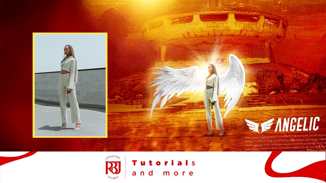 I CREATED AN ANGEL😇 - Photoshop Manipulation - YouTube