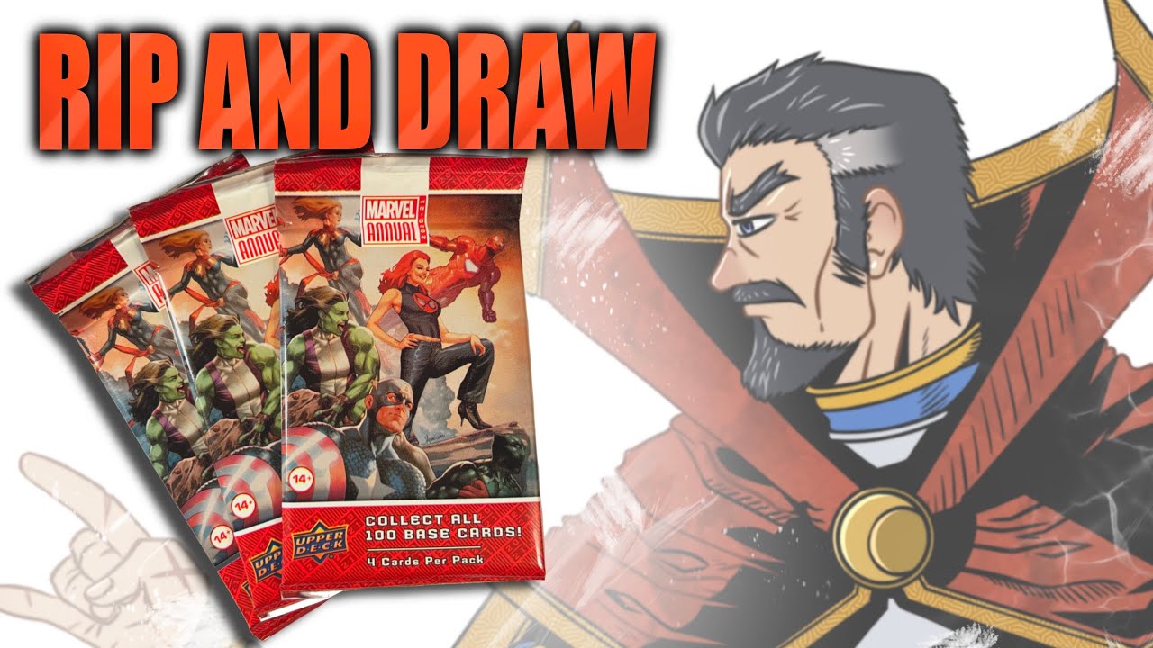 Rip and Draw - Opening 2020-21 Upper Deck Marvel Annual Trading Card ...