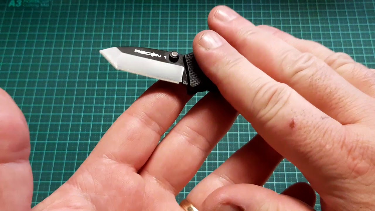 Overview Cold Steel Micro Recon 1 Tanto version - YouTube