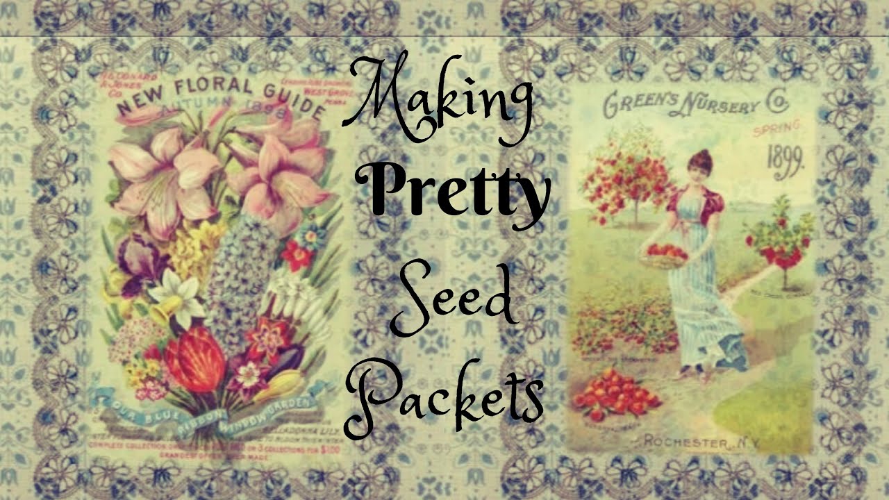 Making Seed Packets - DIY - YouTube