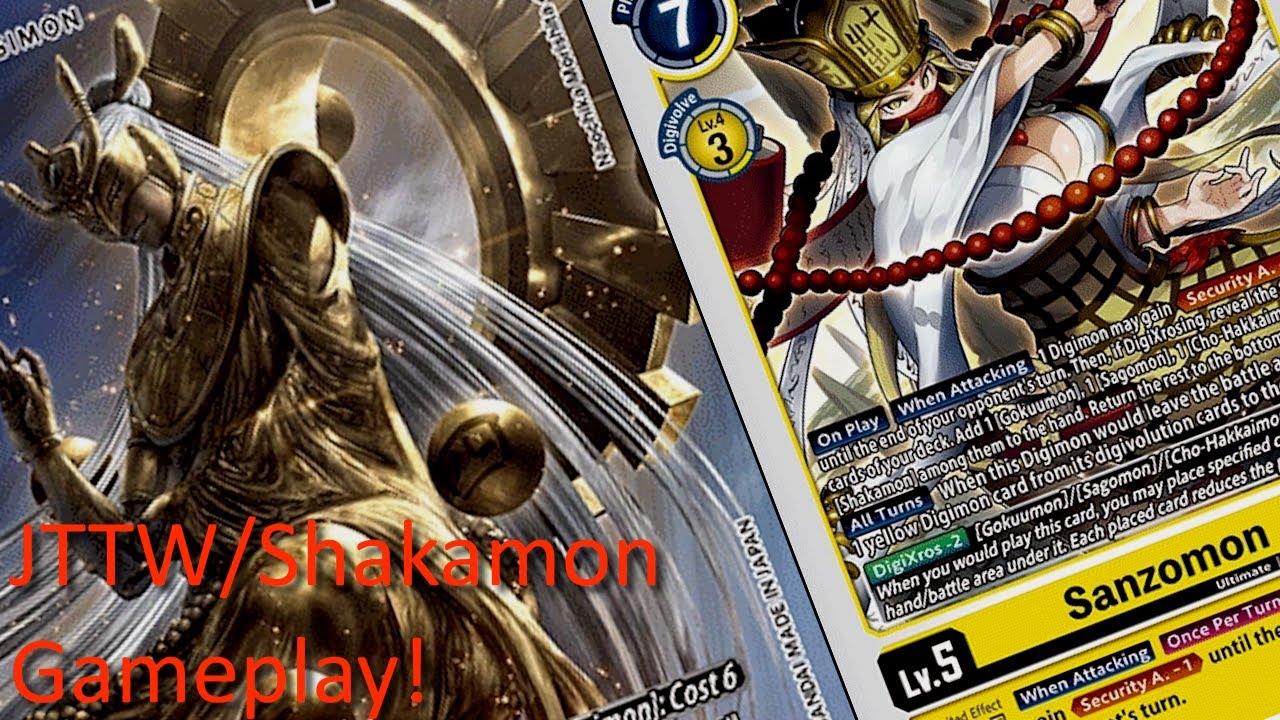 The Journey (To The West) Of All Time. Shakamon/JTTW Ex6 Gameplay ...