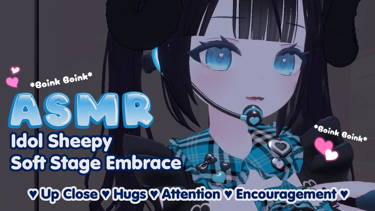 ASMR 💕 Idol Sheepy Soft Stage Embrace【VRChat】 - YouTube