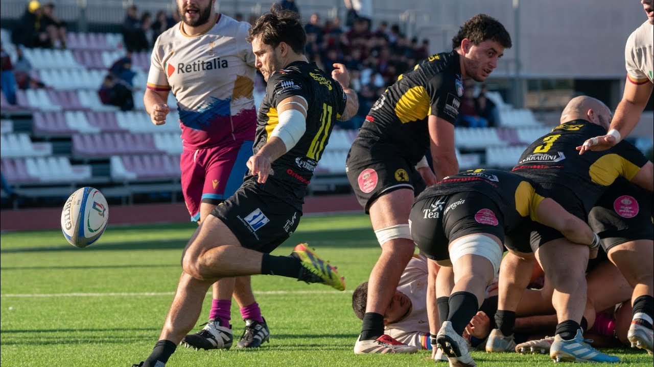 HIGHLIGHTS Fiamme Oro-Rugby Viadana 1970 - YouTube