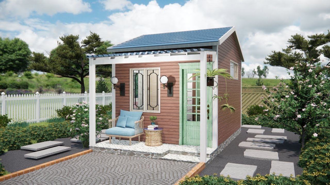 3x5m (10x16 ft) Sweet Tiny House Tour: Cozy Living with Smart Design ...