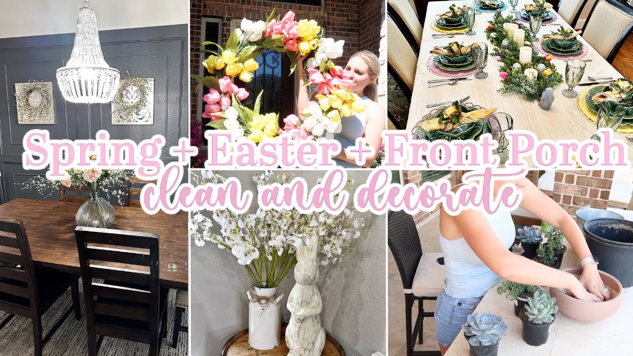 SPRING DECORATING IDEAS 2023 / EASTER DECORATE WITH ME 2023 / SPRING ...