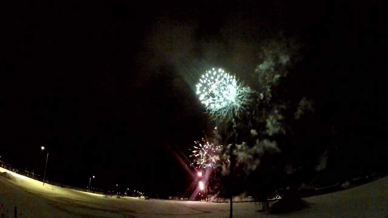 Ilotulitus pyhäntä 2012 / 2013. - YouTube