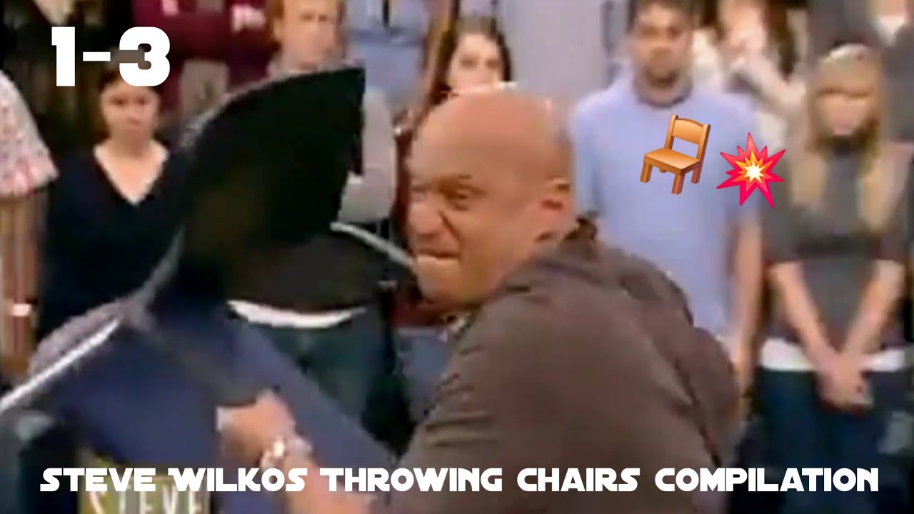 Steve Wilkos Throwing Chairs Compilation | 1-3 - YouTube