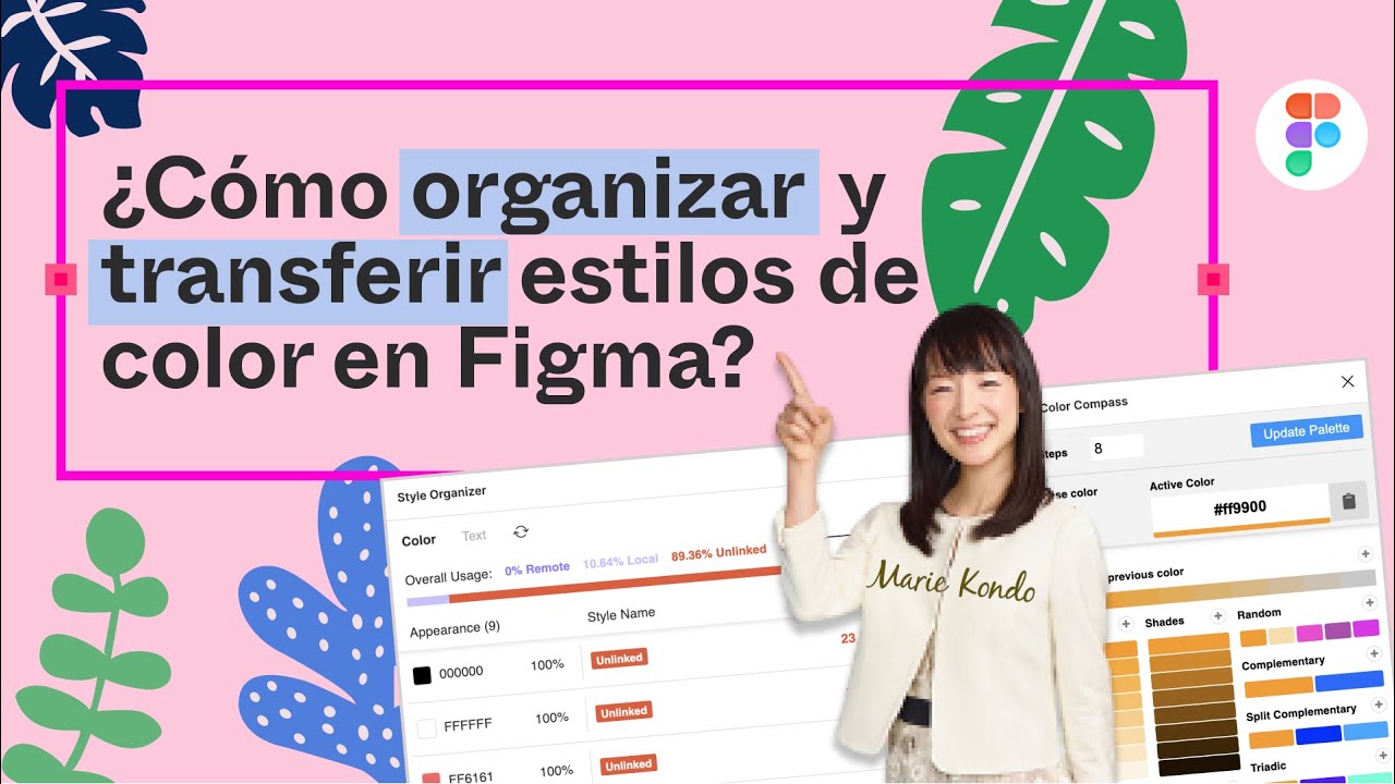 ¿Cómo organizar y transferir estilos de color en Figma? - YouTube