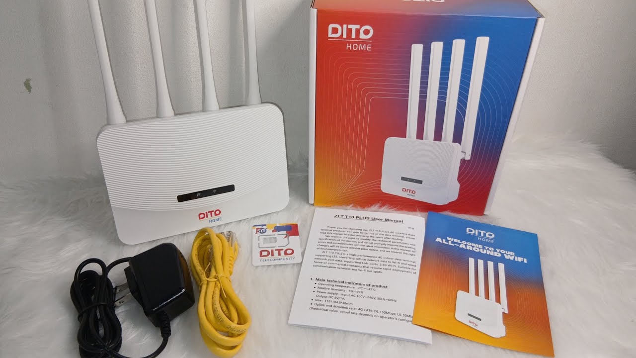 DITO Home Wifi Lite 70GB Data WOWFI #DITO #WOWFI #Prepaid #HomeWifi # ...