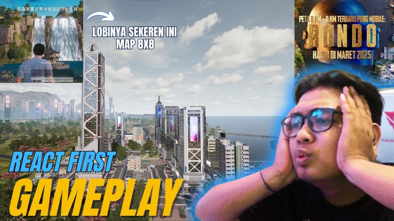 8X8 BIG MAP RONDO REACT FIRST GAMEPLAY | PUBG MOBILE | #reaksimini EPS2 ...